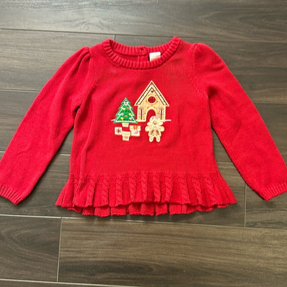 Gymboree | Shirts & Tops | Gymboree Gingerbread House Sweater 3t | Poshmark